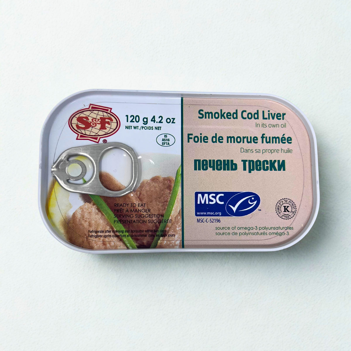 Smoked Cod Liver– Diana's Seafood
